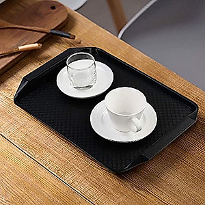 Ortodayes 6 Packs Plastic Fast Food Trays, Colored Serving Trays