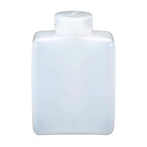 Nalgene HDPE Square Narrow Mouth Bottle (8- Ounce)