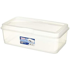 Sterilite 6 Pack 18058606 Plastic FlipTop Latching Storage Box Container Clear