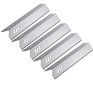 SUONA Grill Heat Shield Replacement Part for Backyard GBC1460W GBC1461W BY13-101-001-12/13 BY15-101-001-02 BY16-101-003-01 Dyna-Glo DGF510SBP DGB515SDP-D DGF600SSP DGB610SSP Uniflame GBC1059WB 5 Pack