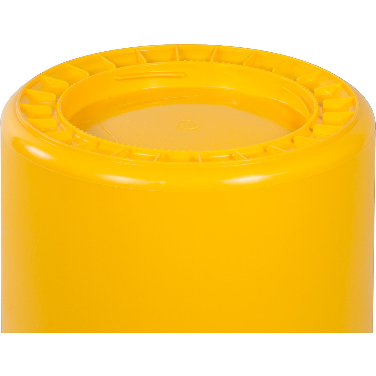 Carlisle FoodService Products 34102004 Bronco Round Waste Container Only, 20 Gallon, Yellow