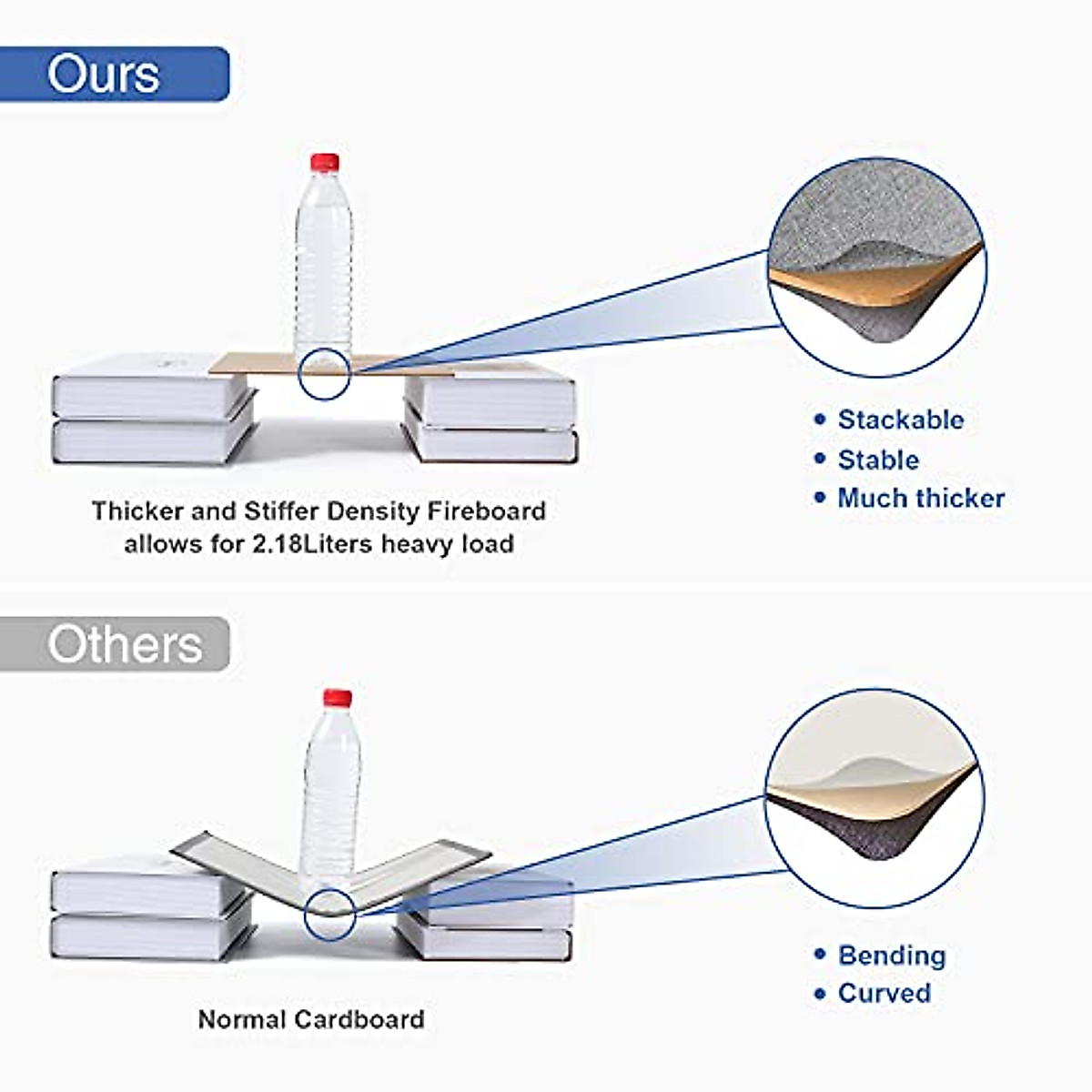 ACECHA Fabric Storage Bins for Organizing, 3 Pack Large Closet Storage Bins with Dual Handles for Home Storage Shelves, Toys, Clothes (Black Gray)