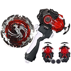 CombatGyro B-184 Launcher LR Bay Blades Toy DB Booster B-188 Astral Spriggan Customize Set Starter Set Grip Metal Fusion God Bey Battling Tops Burst Gaming Toys Gift for Boy Kids Age 4-7 8-12+