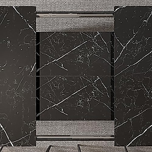 5-7.2FT Extendable Dining Room Table for 8-10, Modern Rectangular Expandable Transfomer Dining Room Table for Space-Saving Kitchen Small Space (High Glossy Black)