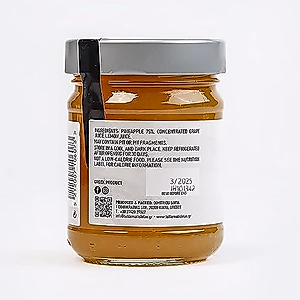 Pineapple Sugar Free Jam – No Added Sugar, No Preservatives, Gluten Free Pineapple Jam – Natural Taste with Perfect Sweetness Pineapple Fruit Spread for Breakfast, Toasts