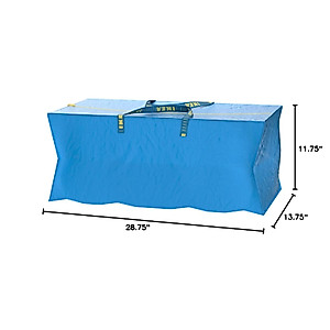 Ikea Frakta Storage Bag - Blue -- SET OF 3