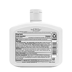 Neutrogena Scalp Therapy Anti-Dandruff Shampoo Extra Strength, with 3% salicylic acid, Fragrance Free, 12 fl oz