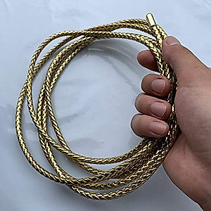 Lasso of Truth Diana Whip Cosplay Rope Halloween Costume Accessory (Lasso of Truth) Gold