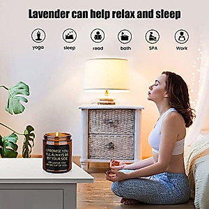 Funny Romantic Gifts for Her Him - Anniversary Birthday Valentine's Day Gifts for Girlfriend Boyfriend Wife Husband - Stocking Stuffers Christmas Gifts for Women Men - Scented Candle Soy Wax Lavender