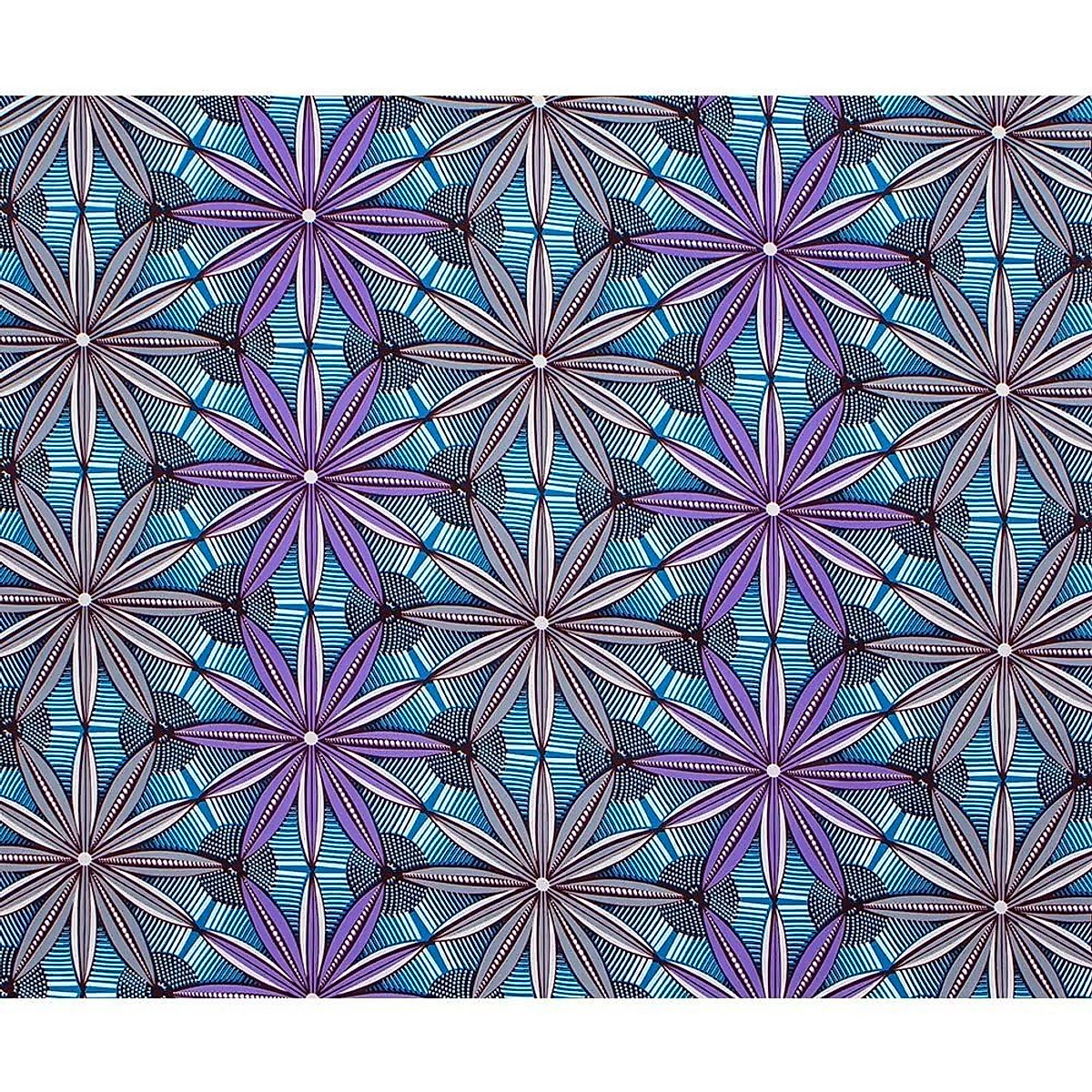 6 Yards African Wax Polyester Fabric Original Ankara Fabric Tissu Craft DIY Sewing Material