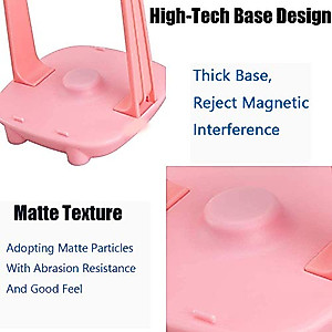 Phone Swing Step Counter Pedometer Compatible with Pokemon Go Poke Ball Plus Cellphone Accessories with USB Cable High Silent Version for Walking (Support 2 Phones Under 7.2 Inch), Pink