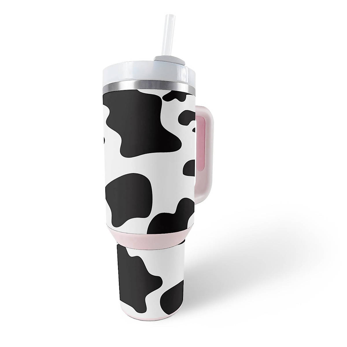MightySkins Skin Compatible with Stanley The Quencher H2.0 FlowState 40 Oz Tumbler - Cow Print | Protective, Durable, and Unique Vinyl Decal wrap Cover | Easy to Apply, Remove, and Change Styles