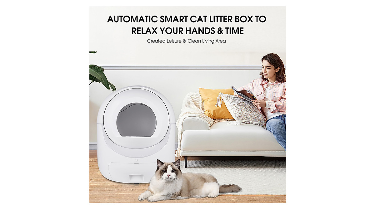 Ultimate Self-Cleaning Cat Litter Box - Smart & Safe