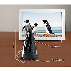 Penguin Baking Soda Holder For Fridge Ceramic Baking Soda Container For Fridge Cute Baking Soda Fridge Holder For Refrigerator Odor Eliminator, Fun Kitchen Gadgets, Baking-Soda Fridge Smell Remover