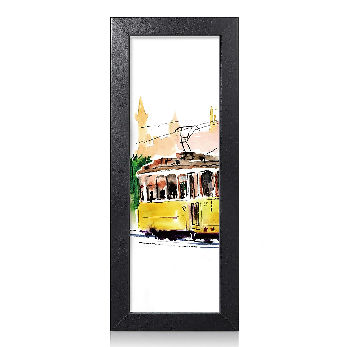 Annecy 4x10 Picture Frames (1 Pack, Black), Simple Designed Photo Frame, For Pictures 4x10 for Wall Mounting, Classic Simple Home Office Decor