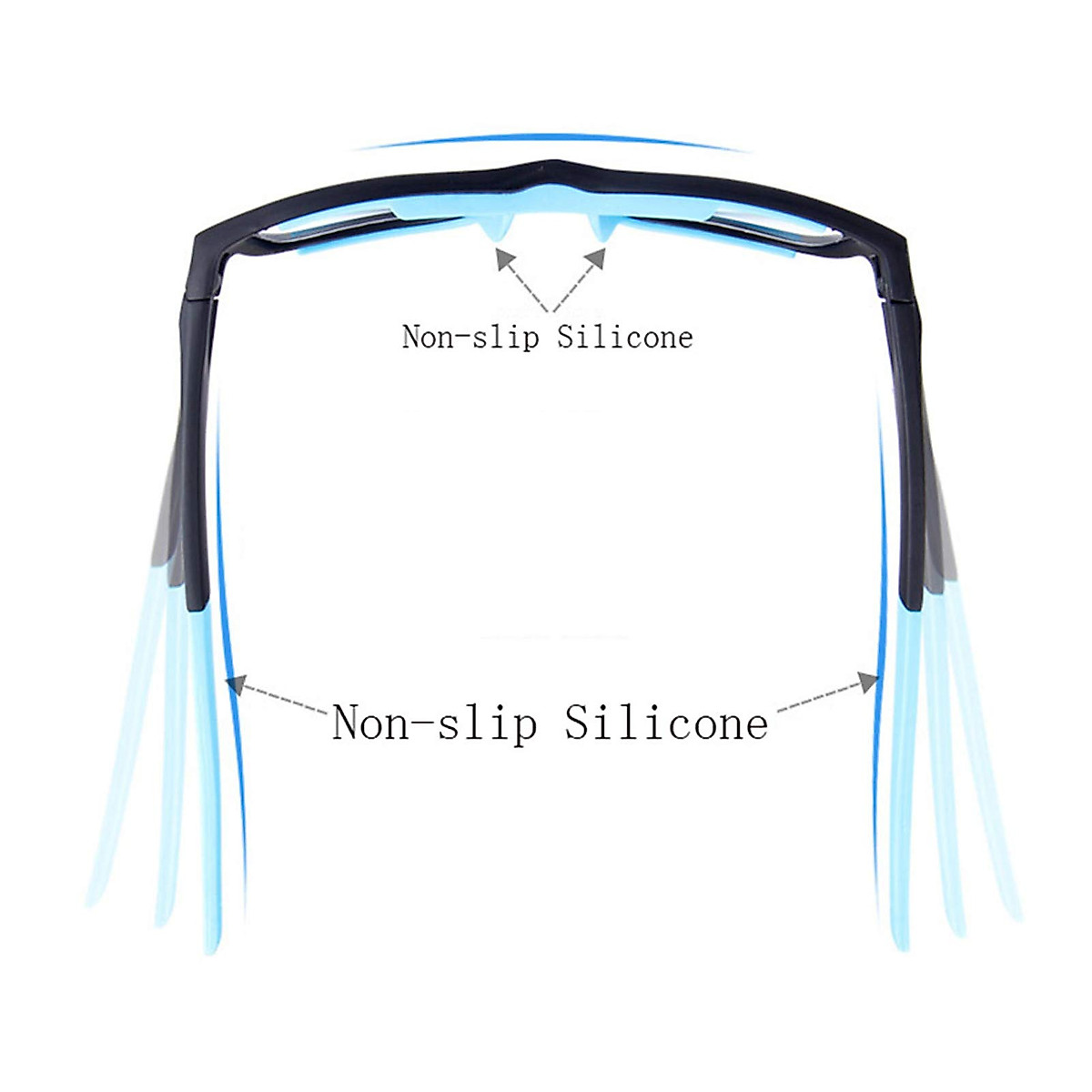 Mcolics Sports Glasses, Basketball Football Soccer Racketball Goggles for Men & Women, Anti-Fog Safety Protective Eyewear (Black)