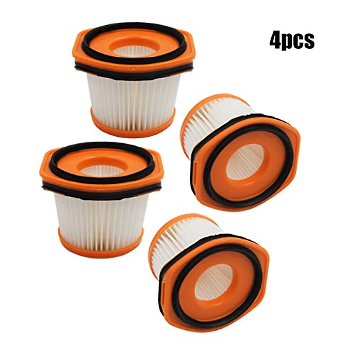 JUSTHAI Pack of 4 Shark Wandvac System Filters WS620 WS630 WS632 Cordless Vacuum Cleaner XFFWV360 Vacuum Cleaner Spare Parts