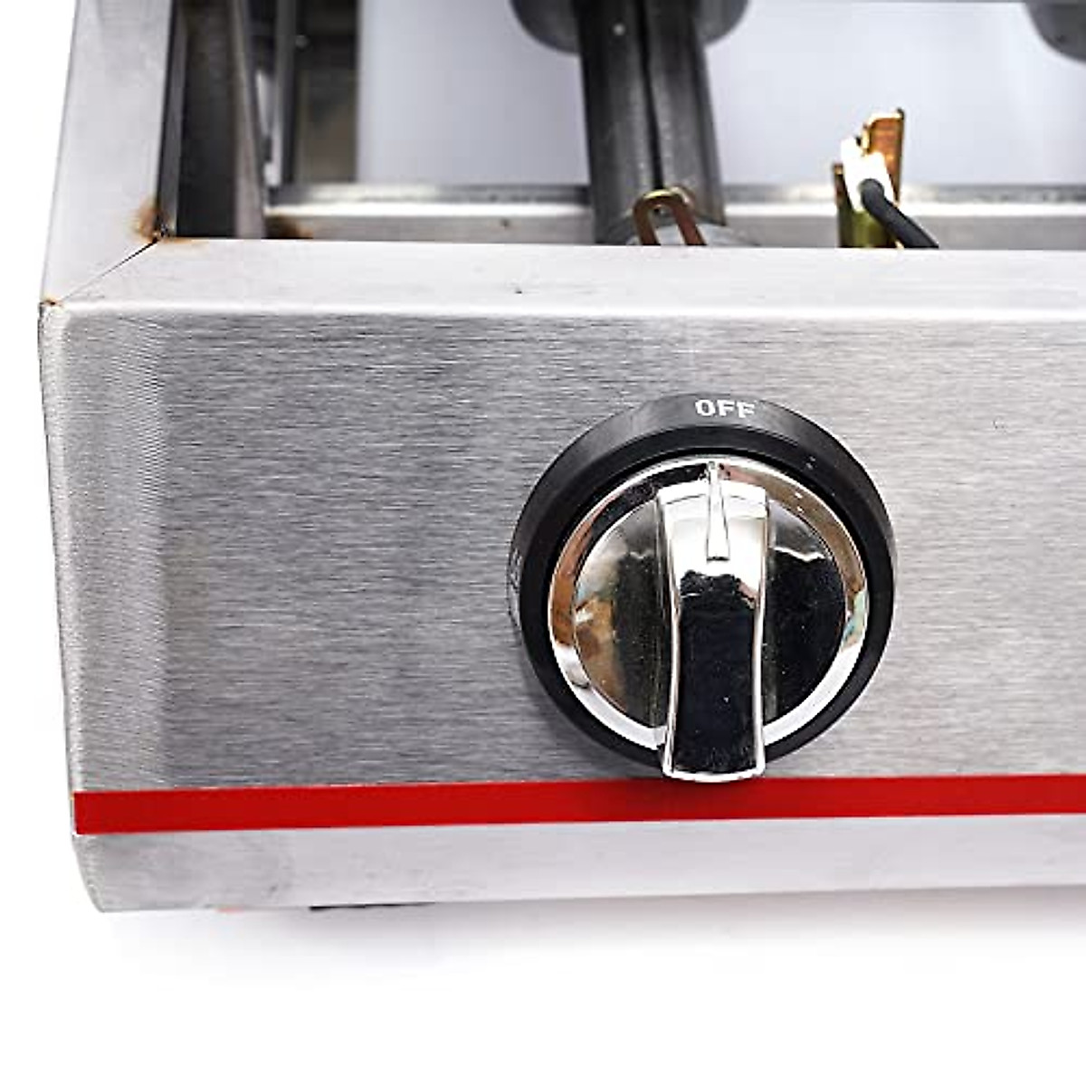 Tabletop Grill,Portable Stainless Steel Smokeless LPG Gas BBQ Grill with 3 Independent Switches,2800PA,Perfect for Camping, Parties,Barbeque,Picnics or any Outdoor Use (3 Burners)