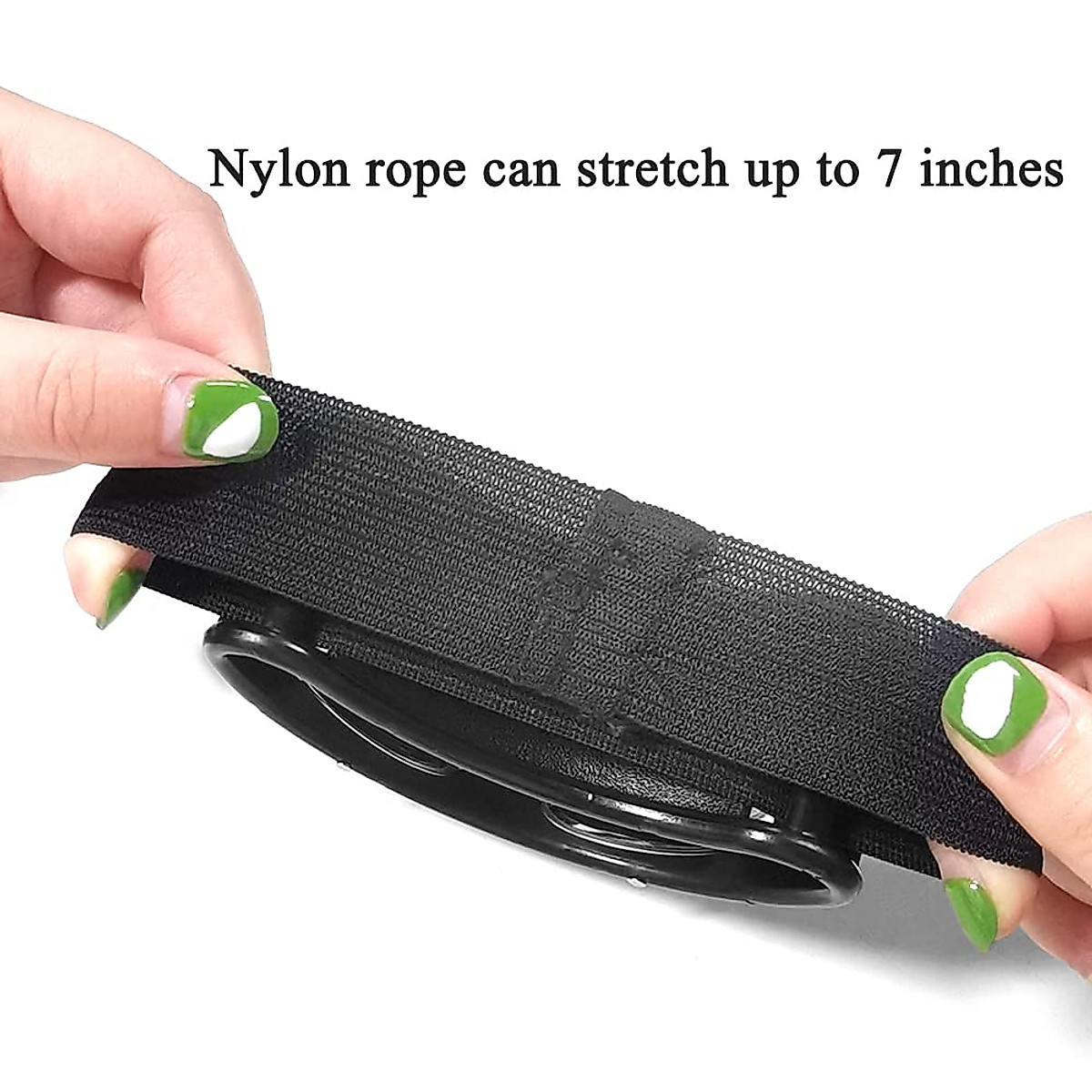 2 PCS Foot Tambourine, findTop Foot Shaker, Tambourines for Adults, Collocation Drums, Guitars, Metal Bells, for Concerts, Parties, Welcome Ceremonies (Black)