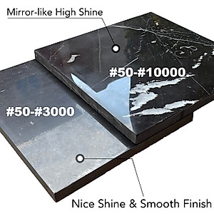 Waies 9 Packs 6 Inch Diamond Polishing Pads Wet/Dry Polish Pad Kit for Drill Grinder Polisher 50-10000 Grit Pads for Marble Tile Quartz Granite Concrete Countertop