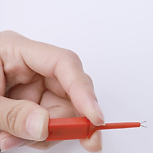 A Set 10 pcs Red Logic Analyser Useful High Efficiency Clip Ideal Test Hook