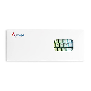 DIERYA X KEMOVE Double Shot PBT 108 Keys Keycap Set,OEM Translucent Layer Profile Keycaps, ANSI Layout Compatible for /61/87/104/108/60 Percent Mechanical Gaming Keyboard (Keycaps only)