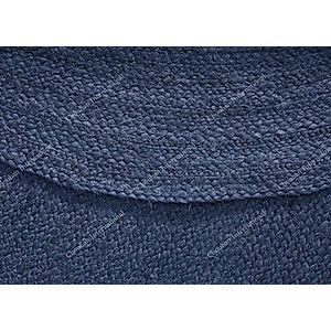 Chouhan International 4x4, 5x5, 6x6,feet Natural Jute Plain Round Rug, Floor Plain Edge Rug Braided Boho Eco Large Circular Handmade Area Rugs (CIRD2)