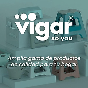 Vigar Rengo Monobloc 4-piece Sink Caddy Set, Includes Scrub Brush, Two-sided Sponge, Soap Dispenser and Scraper, Turquoise