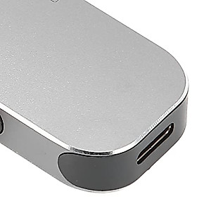 Multifunctional Hub Converter, Fast Data Transmission Widely Used Easy Operation Compact Portable Expansion Dock for Mobile Phones for Laptops for Tablets