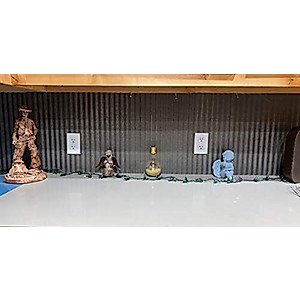 Colorado Steel Corrugated Metal Ceiling Tiles (10, Antique)