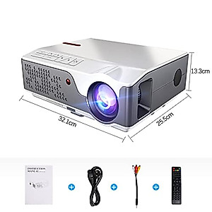CXDTBH Full 1080p Projector Td96 Td96w Android Led Proyector Native 1920 X 1080p 3D Home Theater Smart Phone Beamer ( Color : D )