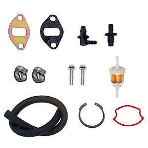 LIYYOO 12-559-02-S Fuel Pump Compatible with Kohler 1255902-S 1255901-S 12-559-01-S Including CH11GT CH11PT CH11S CH11 CH12.5S CH12.5 CH13S CH14 CH15 CH16 Engines with Fuel Filter & tubing.