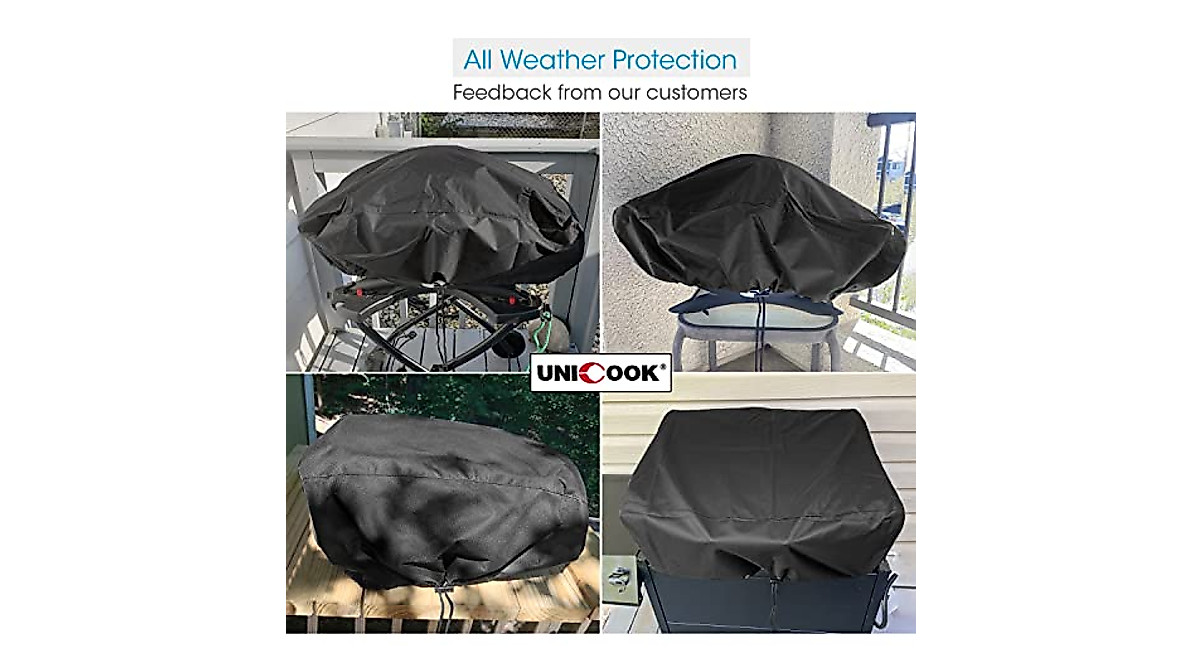 Unicook Waterproof Grill Cover for Weber Q2000 & Q200 Series