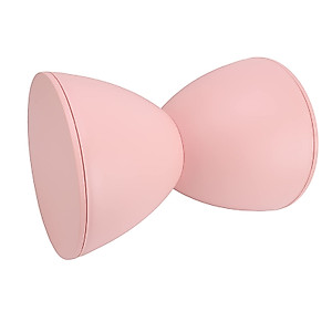 Hourglass Shaped Stool Plastic Modern Simple Nordic Household Round Stool for Bathroom Fitting Room,White()