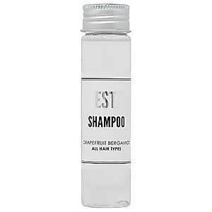 World Amenities EST. Shampoo with Grapefruit-Bergamot fragrance, Biodegradable/Recyclable Bottle with Screw Top, 1.41oz / 40ml, Pack of 48