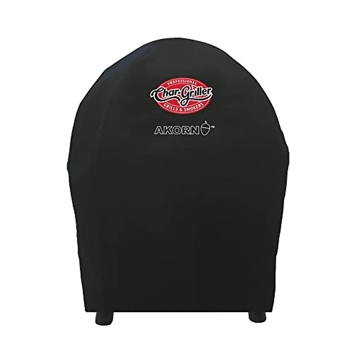 Char-Griller E6714 AKORN Jr. Portable Kamado Charcoal Grill + Grill Cover Bundle