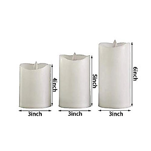 Wichmann | Flameless Candles for Garden Home Decor Party Wedding Decoration | Unscented LED Votive Candles Tealight Real Wax Candles, 3 Watts, flameless Pillar Candles