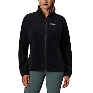Columbia Women's Benton Springs Full Zip, Black, Large
