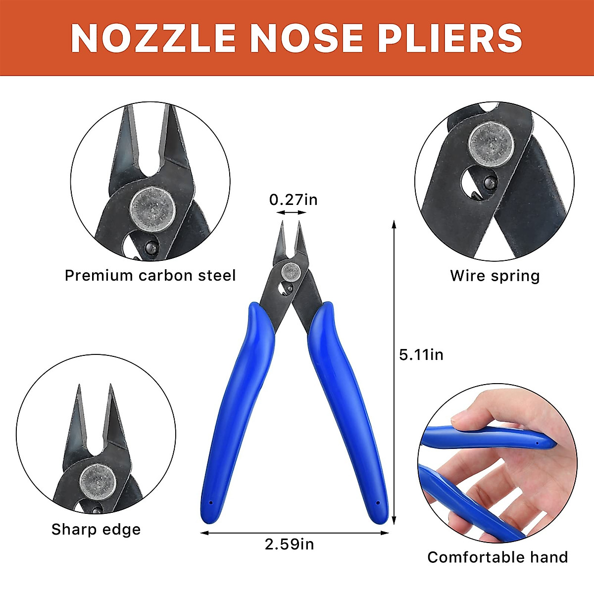 Worldity 22 Pieces Metal DIY Model Tool Sets Metal Earth Model Kits, 2 Nose Pliers and Tab Edge Cylinder Cone Shape Bending Assist Tools for 3D Metal Jigsaw Puzzles Assembly