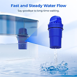 Waterdrop Replacement for All PUR®, PUR® Plus Pitcher and Dispenser Filtration Systems, CRF950Z, PPF951K, PPF900Z, NSF Certified, Pack of 2