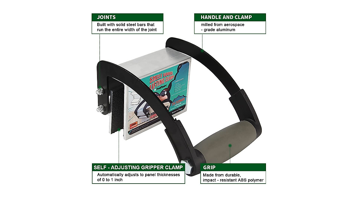 FivePears Panel Carrier Tool - Lift & Carry with Ease