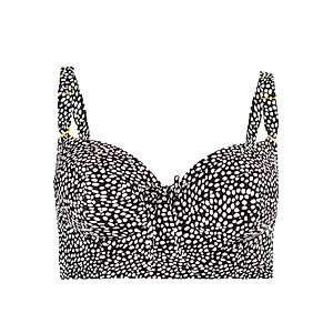 Smart & Sexy Women's Swimwear Lightly Lined Underwire Bikini Top, Fresh Water Pearl, 34D