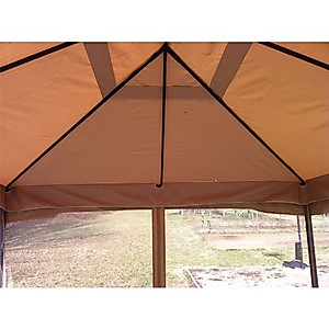 Garden Winds 10 x 12 Gazebo Replacement Canopy Top Cover - RipLock 350