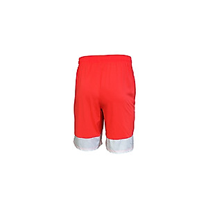 Under Armour Men's Shorts Polyester/Elastane Blend Loose Shorts Orange (Large)