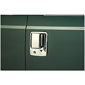 Putco 401209 Chrome Trim Door Handle Covers without Passenger Keyhole for Super Duty (4 Door)