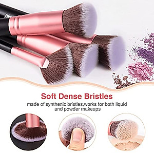 Makeup Brushes Makeup Brush Set - 16 Pcs BESTOPE PRO Premium Synthetic Foundation Concealers Eye Shadows Make Up Brush,Eyeliner Brushes(RoseGold)