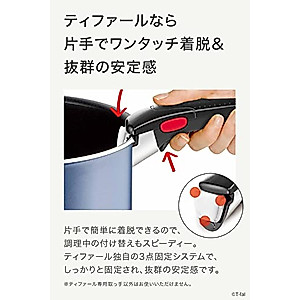 T-fal L43794APlus1 Pot and Frying Pan Set, 7 Piece Set + 1 Handle, Compatible with Gas Fire, Ingenio Neo Royal Blue Intense", Non-Stick Blue