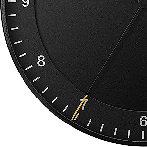 Braun Classic Mixed Analogue Wall Clock Home Gift Bundle with Silent Sweep Movement, Easy to Read, 30cm Diameter in Black + White, Model BC17B, BC17W (2 Pack)
