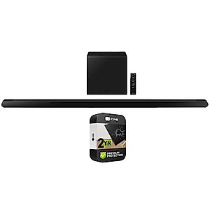 SAMSUNG HW-S800B/ZA 3.2.1ch Soundbar with Wireless Dolby Atmos DTS:X Black 2022 Bundle with Premium 2 YR CPS Enhanced Protection Pack