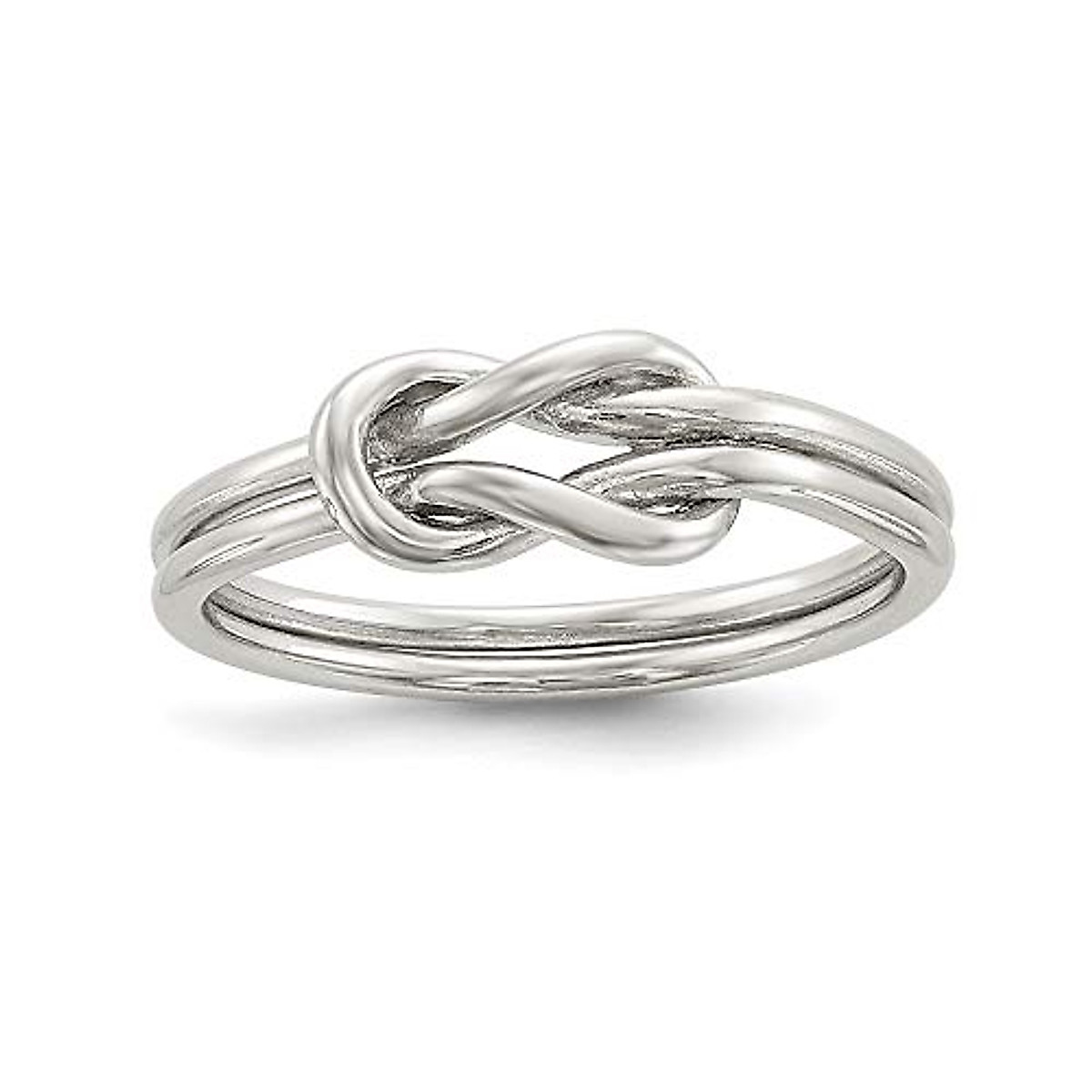 IceCarats 925 Sterling Silver Love Knot Ring Size 7